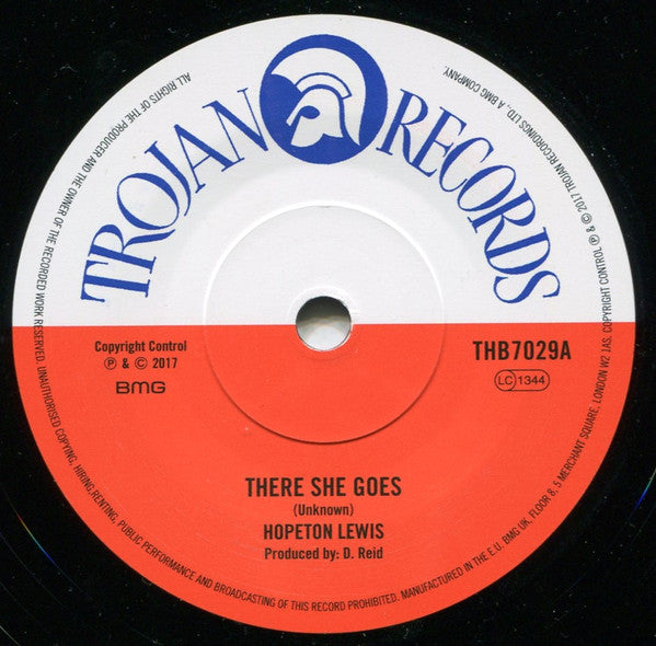 Hopeton Lewis / Vin Gordon & The Supersonics : There She Goes / Reggay ...
