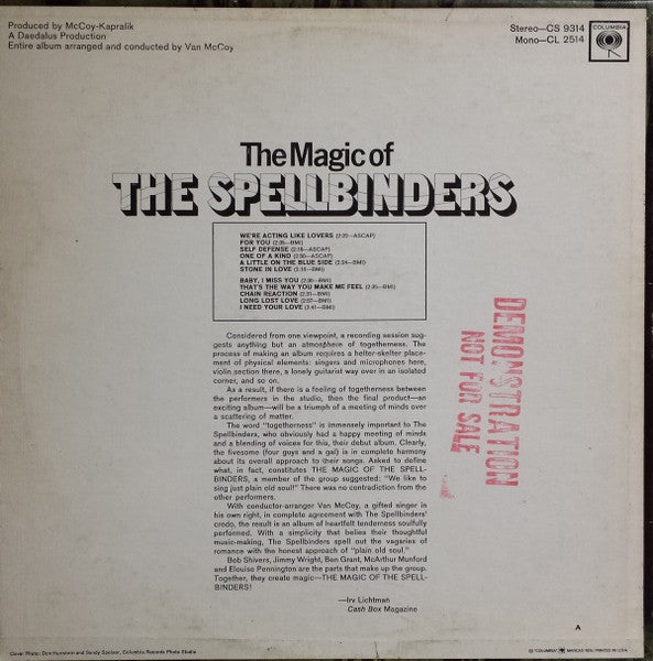 The Spellbinders : The Magic Of (LP, Album) | Rook Records